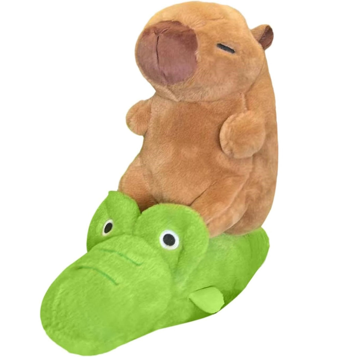 Capybara Riding Crocodile Plush Toy – My Onesie